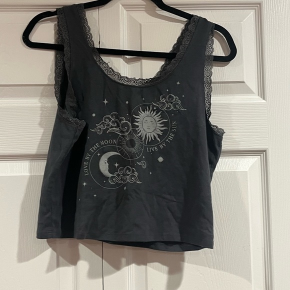 Tops | Sun And Moon Crop | Poshmark